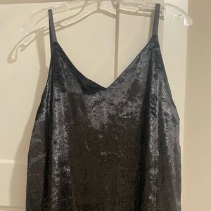 MINKPINK | Tops | Nwt Mink Pink Shimmer Black Tank | Poshmark